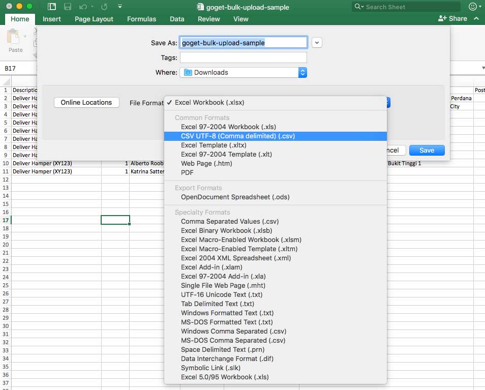 UTF 8 Instructions For Saving CSV Excel GoGet my